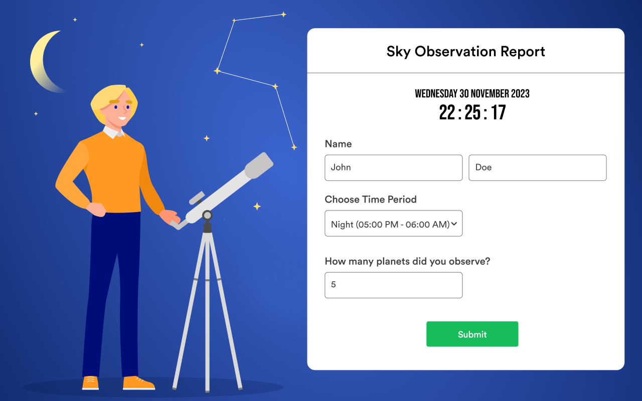 Digital Clock - Form Widgets | Jotform