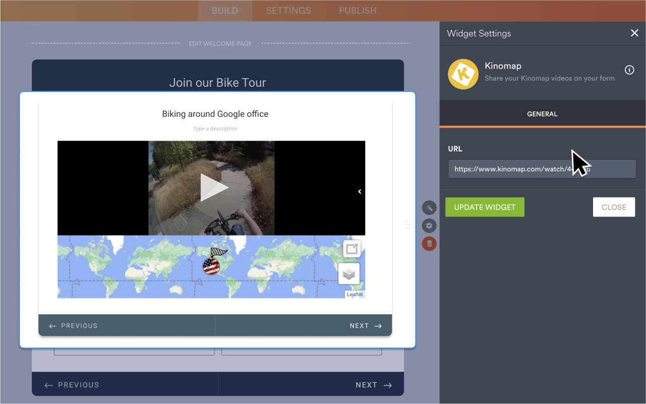 Kinomap - Form Widgets | Jotform