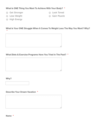 5 Day Challenge Form Template | Jotform