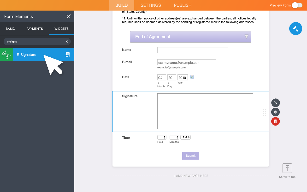 E-Signature - Form Widgets | JotForm