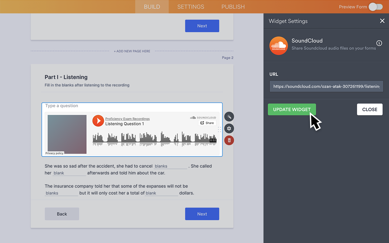 SoundCloud - Form Widgets | Jotform