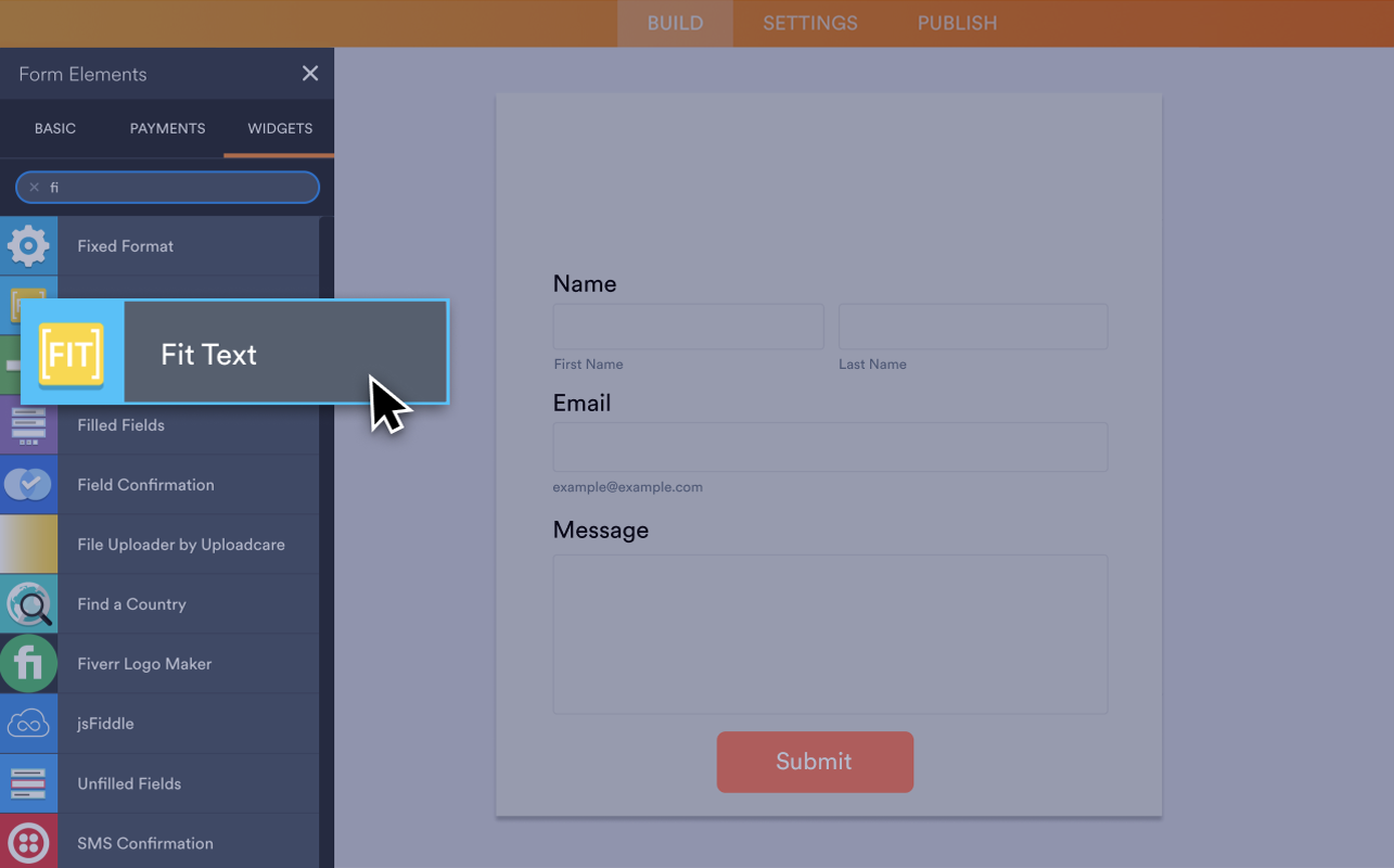 Fit Text - Form Widgets | Jotform