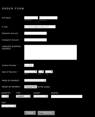Order Form Template | Jotform