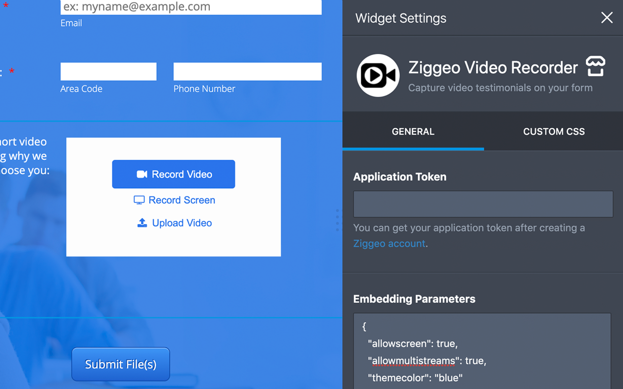 Ziggeo Video Recorder - Form Widgets | JotForm