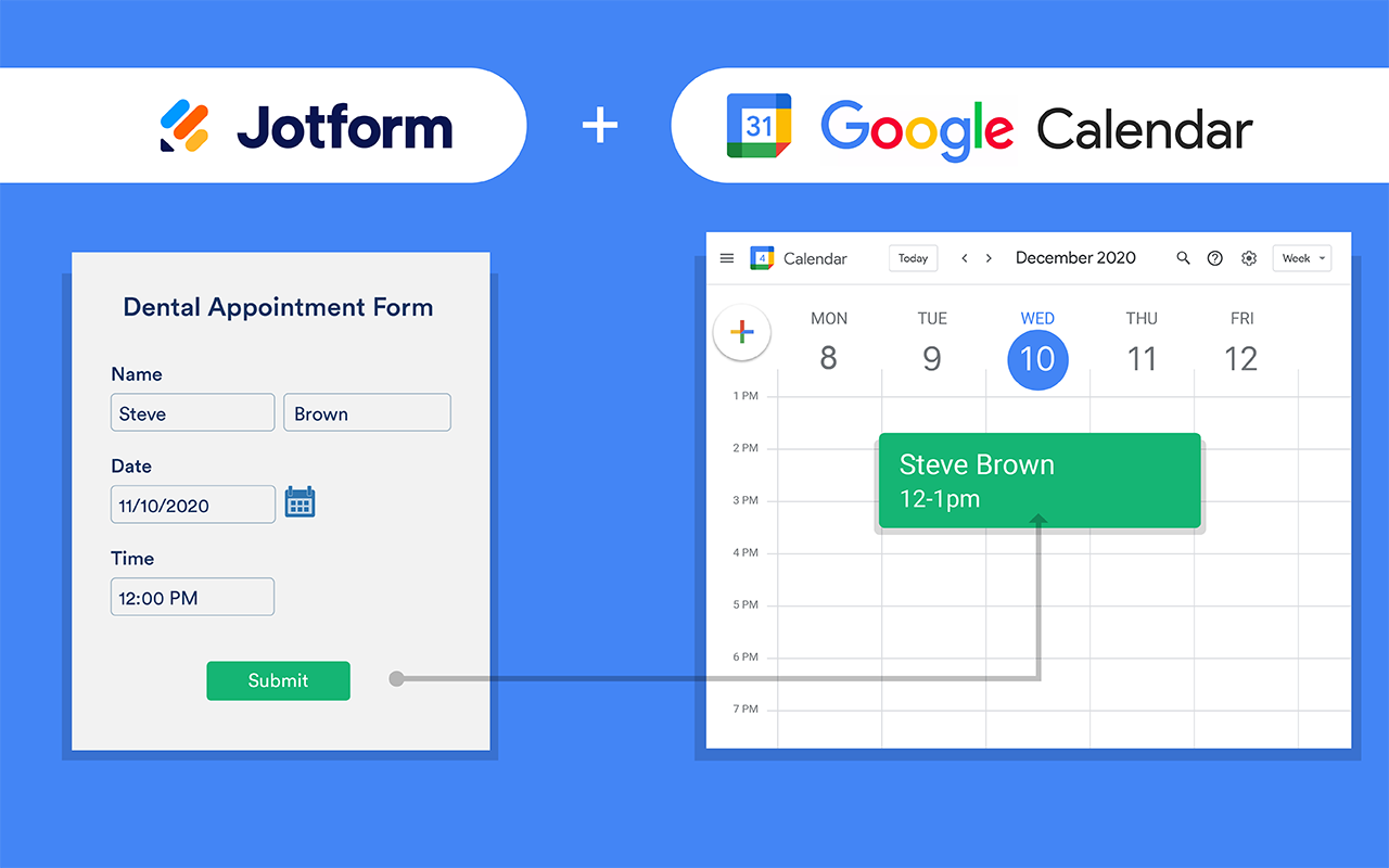 Google Calendar Other Jotform