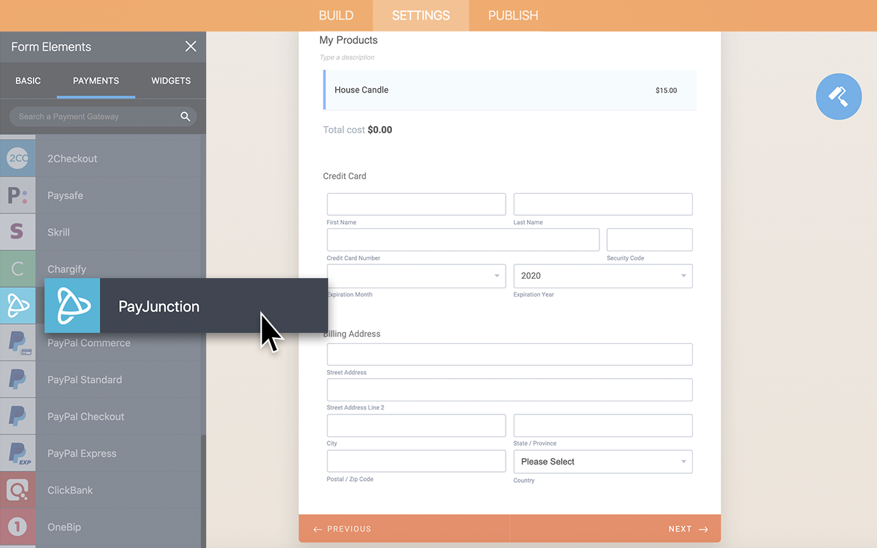 PayJunction - Payment Processor | Jotform
