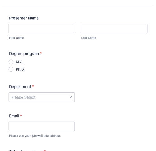 Abstract Submission Form Template | Jotform
