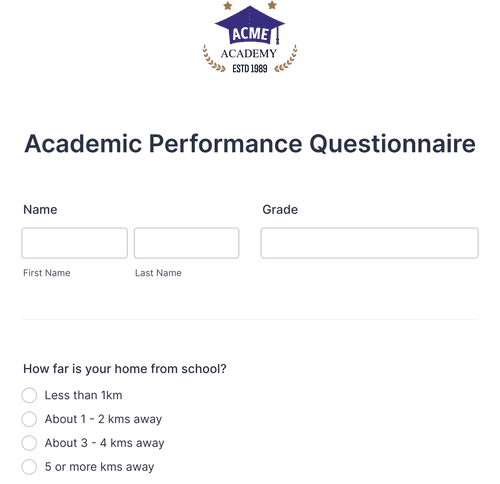 how to create a questionnaire html