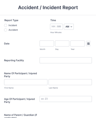 Fire Department Incident Report Form Template | Jotform