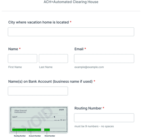 ACH Authorization Form Template | Jotform