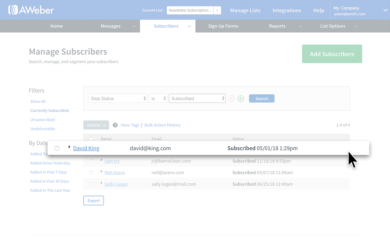 AWeber - Emailing | Jotform
