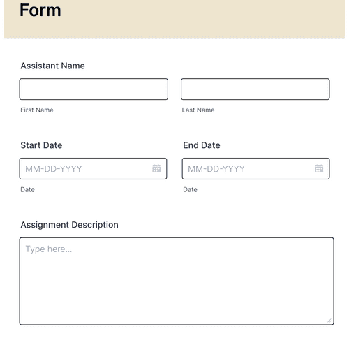 Administrative Assistant Evaluation Form Template | Jotform