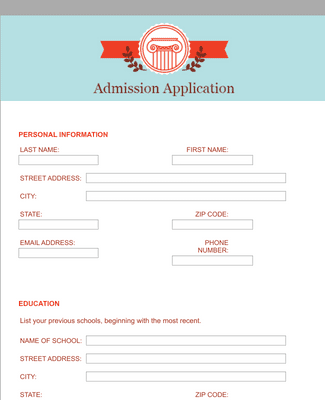 School Board Application Form Template | JotForm