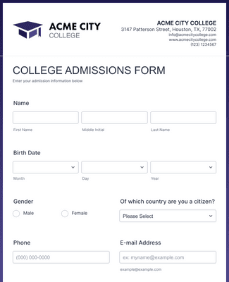Ideas for Outreach Form Template | Jotform