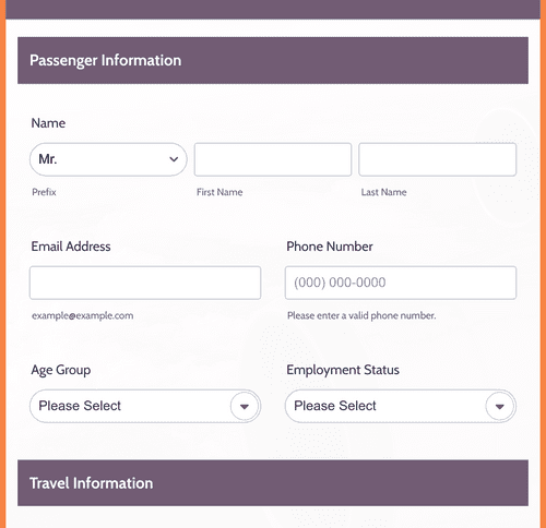 Airline Survey Form Template | Jotform