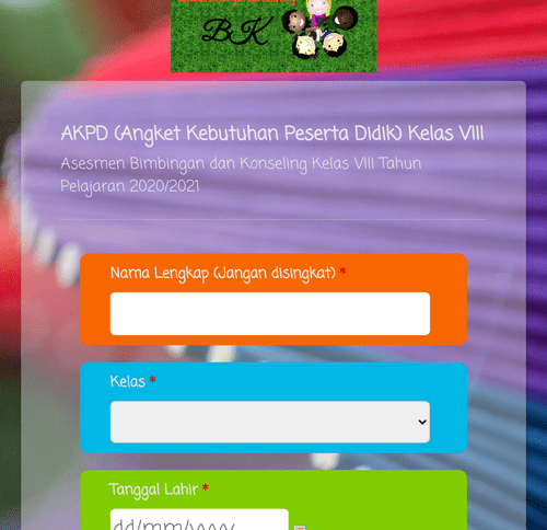 AKPD BK Template Formulir | Jotform