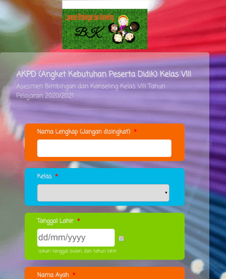 AKPD BK Template Formulir | Jotform