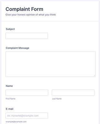 Allegation Form Template | Jotform