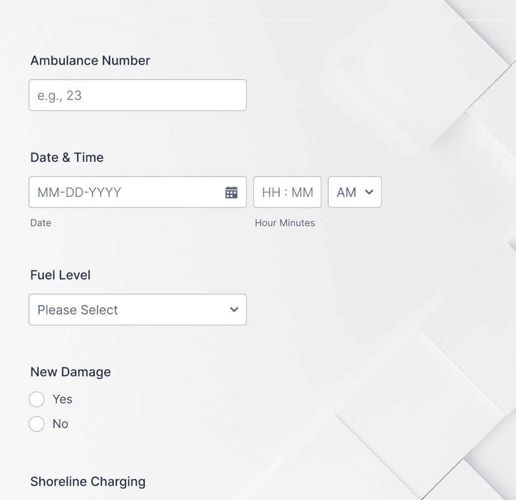 Ambulance Rig Check Form Template | Jotform