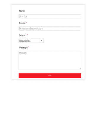 Amit Responsive Contact Us Form Template | Jotform