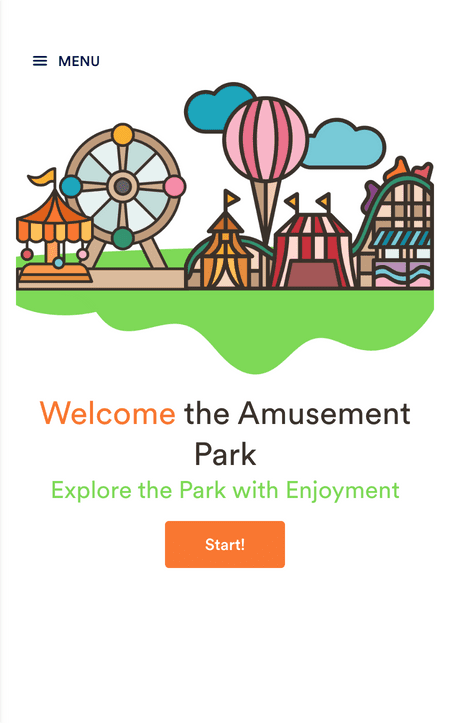 Amusement Park App Template | Jotform