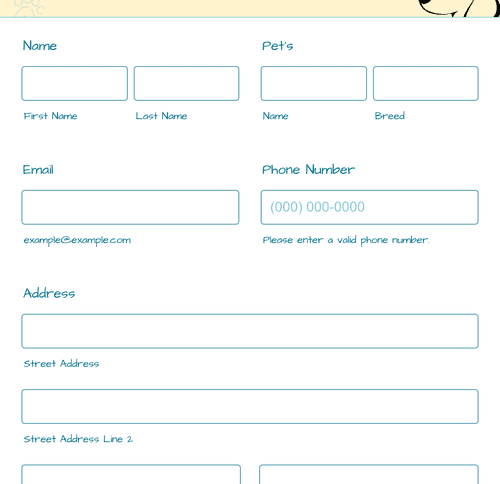 Animal Care Request Form Template | Jotform