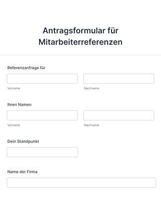 Formular für neue Mitarbeiter Formularvorlage | Jotform