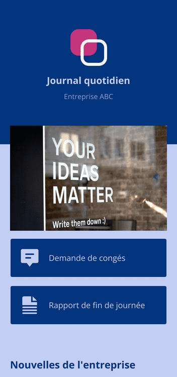 Application de journal quotidien Modèle | Jotform