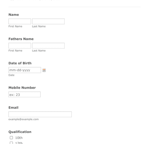 Application For Computer Operator Form Template | Jotform