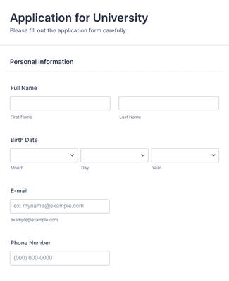 School Board Application Form Template | Jotform