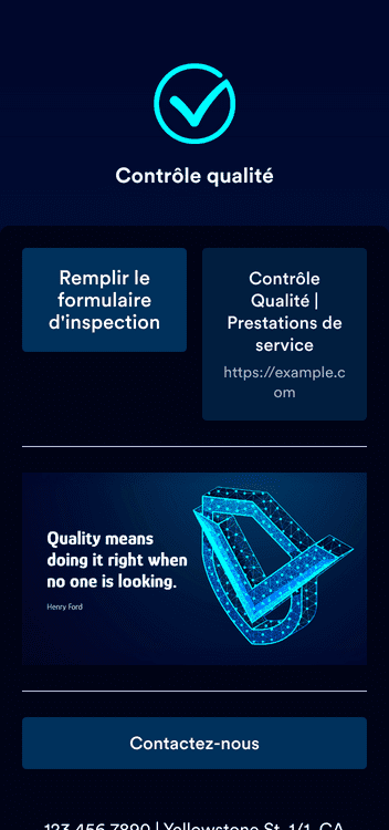 Application mobile d'inspection Modèle | Jotform