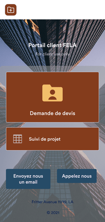 Application Portail client Modèle | Jotform