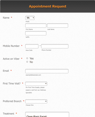 Appointment Request Form Template | JotForm