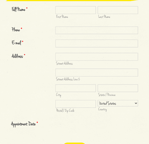 Appointment Request Form - Paper Theme Form Template | Jotform