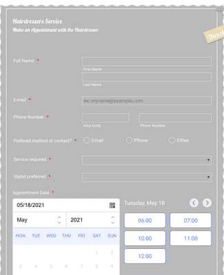 Appointment Request Form Template | JotForm