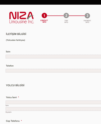 Araba Servis Rezervasyon Form Şablonu | Jotform