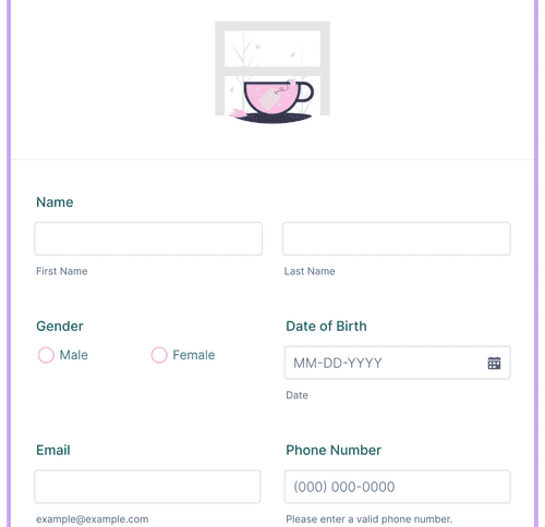 Aromatherapy Client Intake Form Template | Jotform