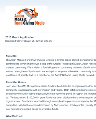 Fund Giving Application Form Template | Jotform