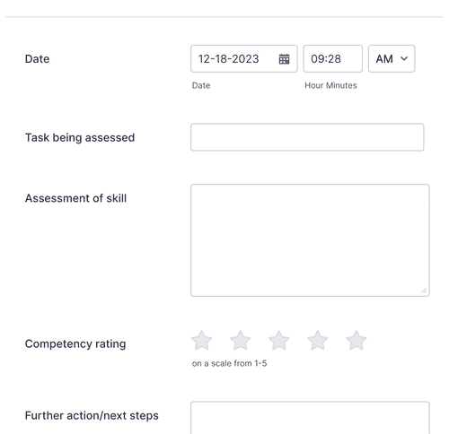 Assessment Form Template | Jotform