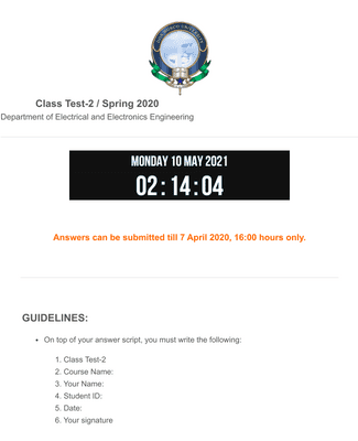 Assignment Answer Submission Form Template | JotForm