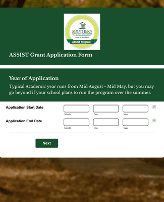 Student Assistant Application Form Template | Jotform