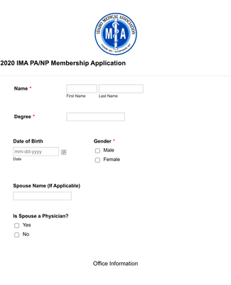 Association Membership Application Form Template | Jotform