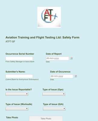 ATFT-SF Form Template | Jotform