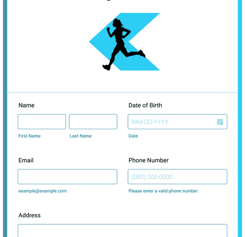Athlete Registration Form Template | Jotform