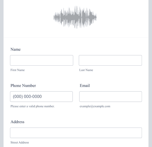 Audio Release Form Template | Jotform