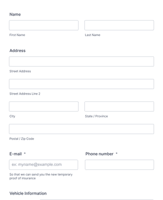 Auto Service Appointment Form Template | Jotform
