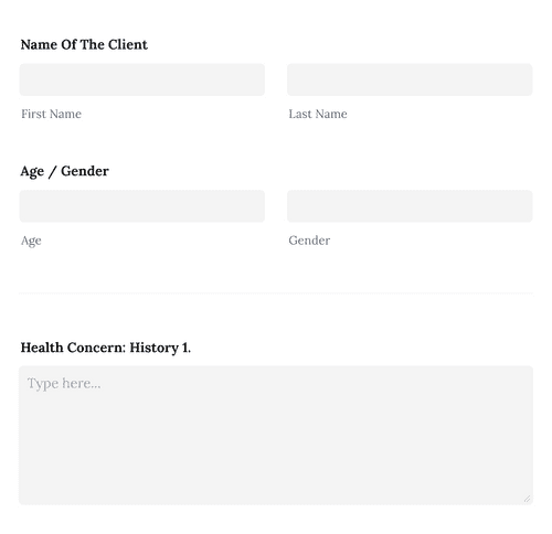 Ayurveda Nutrition Assessment Form Template | Jotform