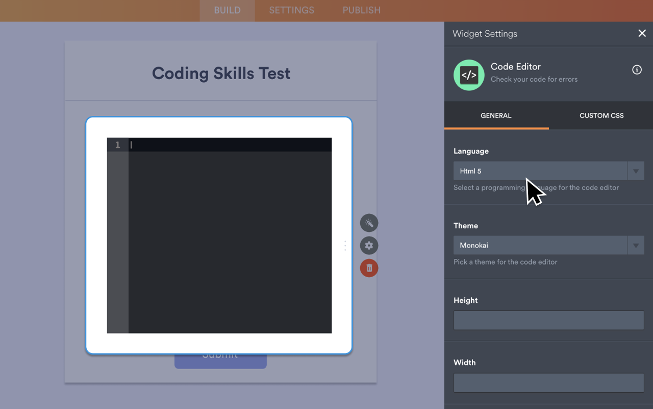 Code Editor - Form Widgets | Jotform
