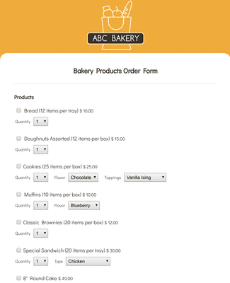 Pizza Order Form Template | JotForm
