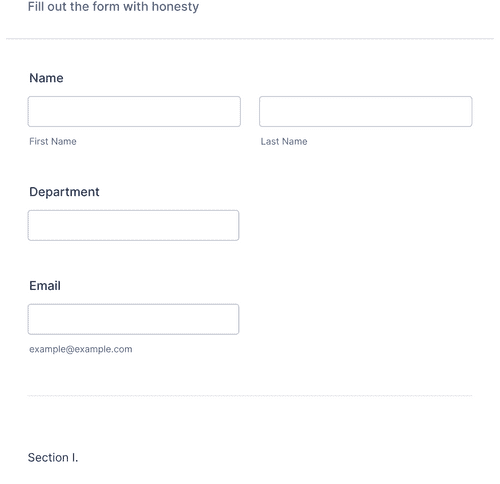 Bank Employees Survey Form Template | Jotform